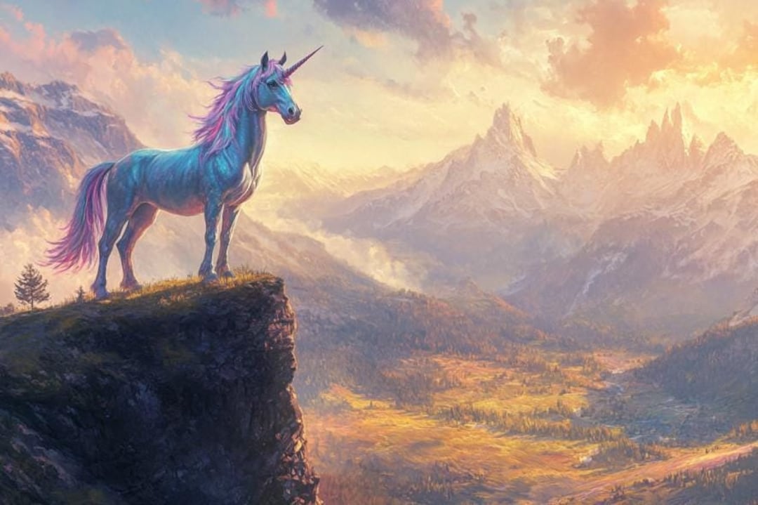 Unicorn, Fantasy Art, Unicorn Poster, Girl's Room, Girl Gift, Loves ...