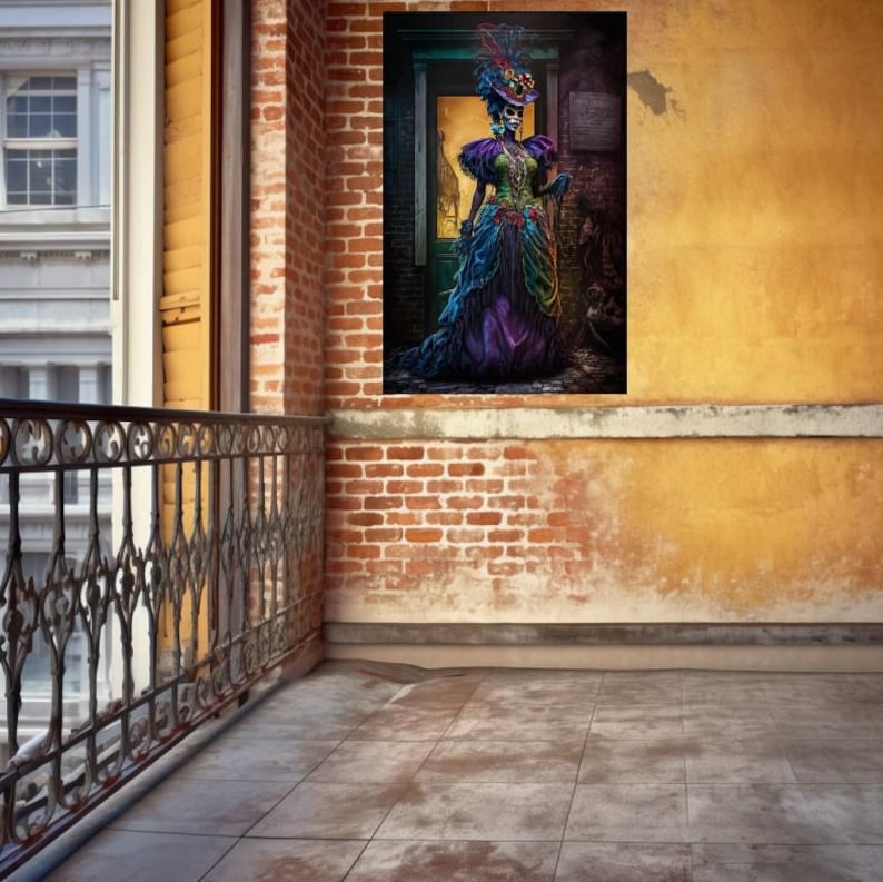 New Orleans Art | Voodoo Queen Art Print | Southern Gothic Mystical ...