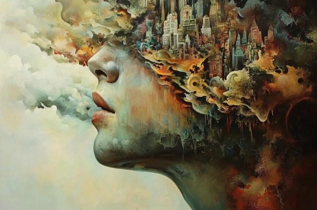 City Mind, Abstract Art, Artwork, Painting, Art Print, Wall Art, Art ...