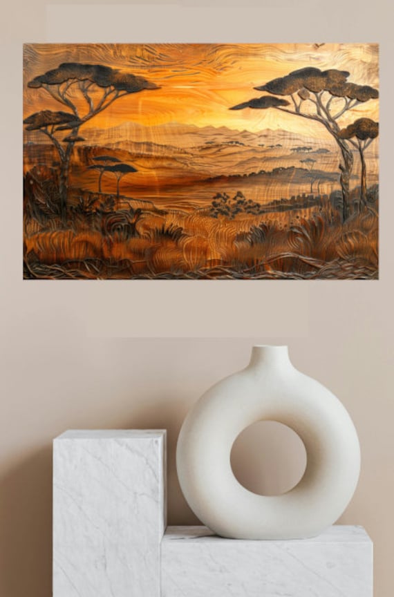 African Relief Prints Delita Martin, A Gathering Of Birds, 2020.