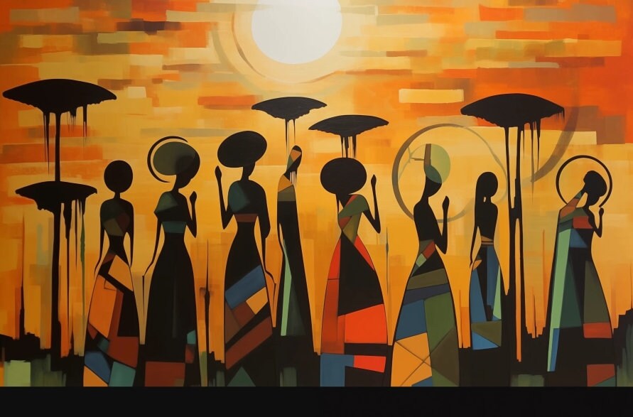 Angola, Africa, African Art, African Decor, Art Print, Instant Download ...