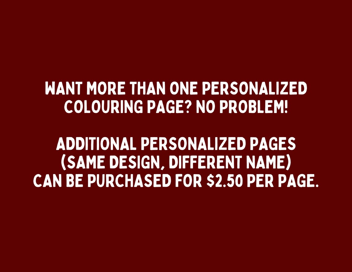 Personalized Colouring Page | Christmas Colouring Pages for Kids ...