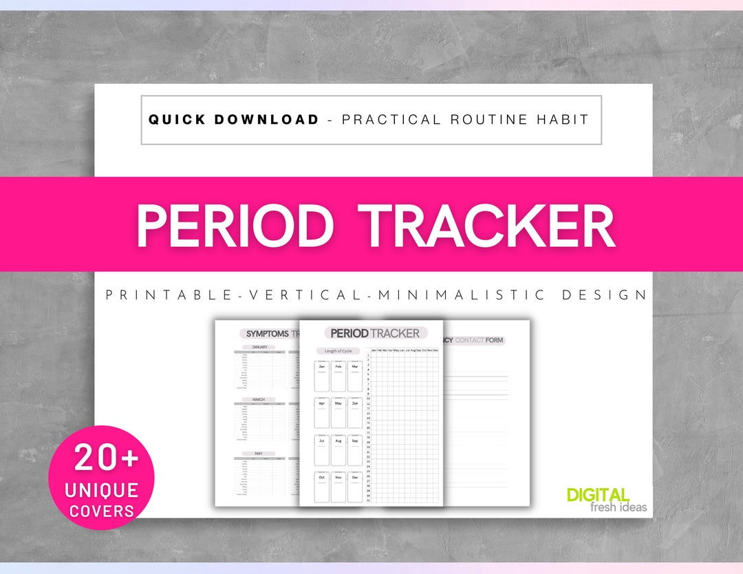 Period Tracker, First Period Kit, Symptom Tracker, Mood Tracker, Female ...