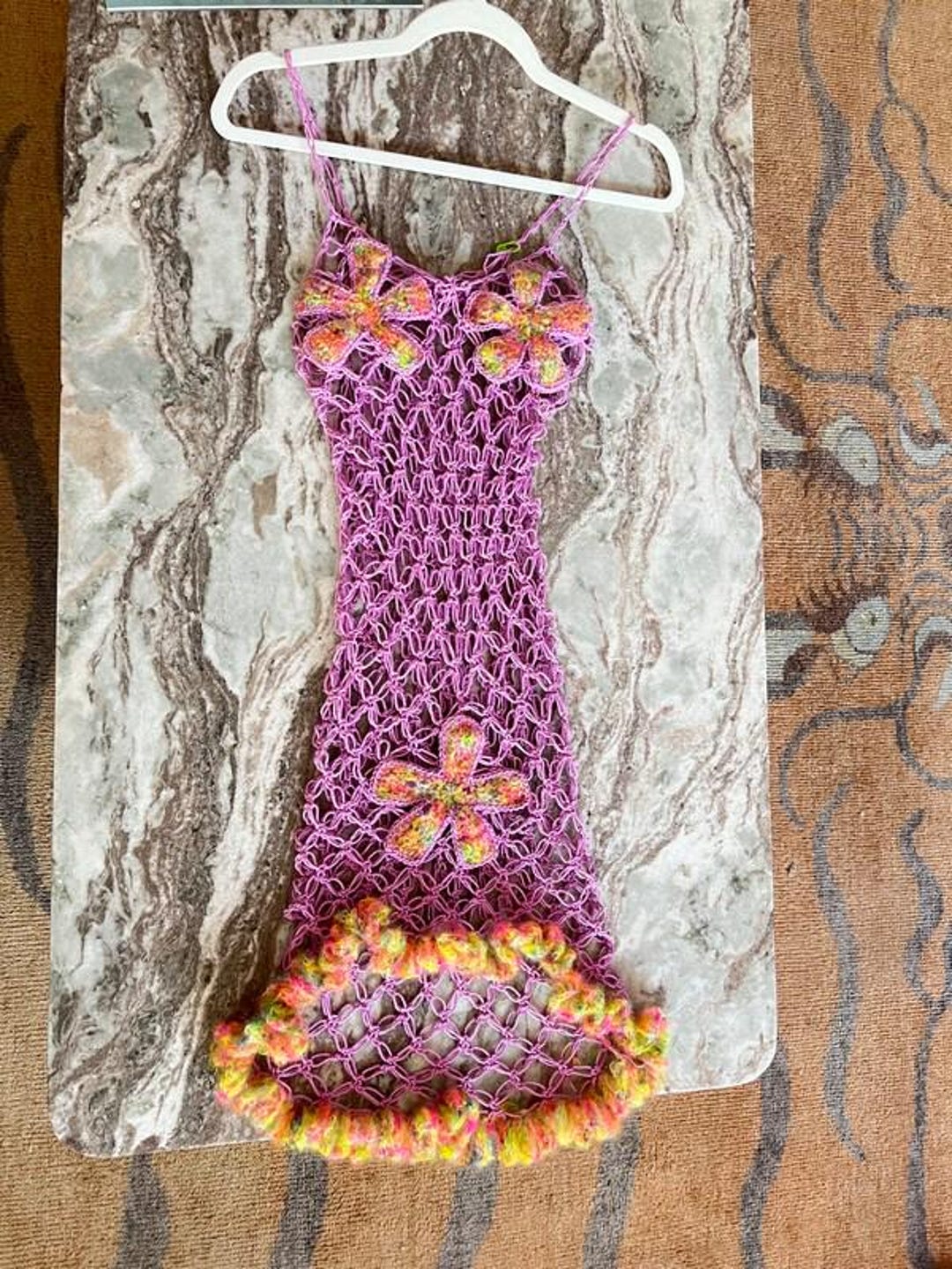 Frilly Crochet Dress - Etsy