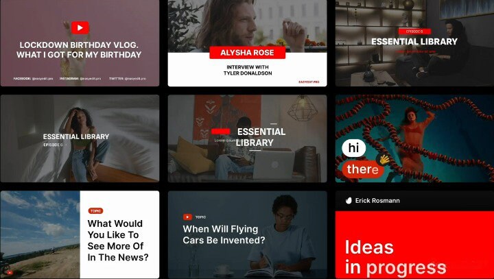 400 Youtube Asset Library Youtube After Effects You Tube - Etsy