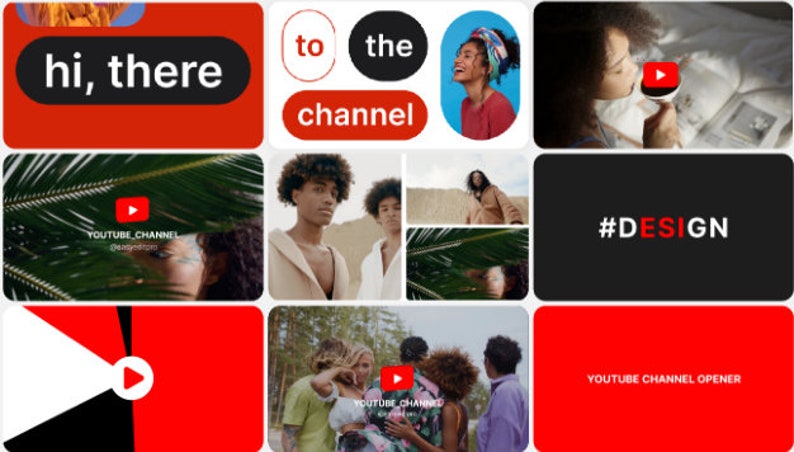 400 Youtube Asset Library Youtube After Effects You Tube - Etsy