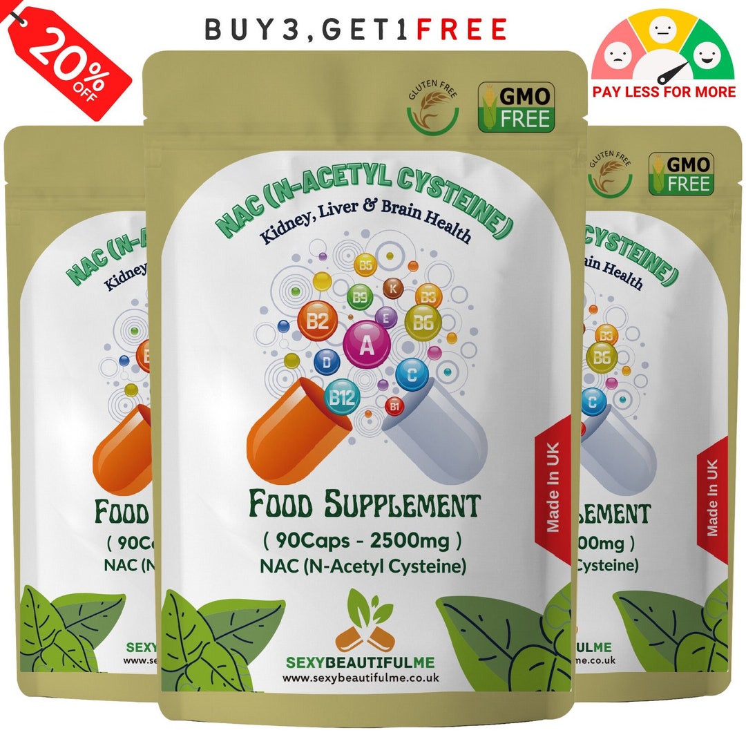 NAC (n-acetyl-cysteine) Capsules-2500mg-vegan, STRONG &EFFECTIVE - Etsy