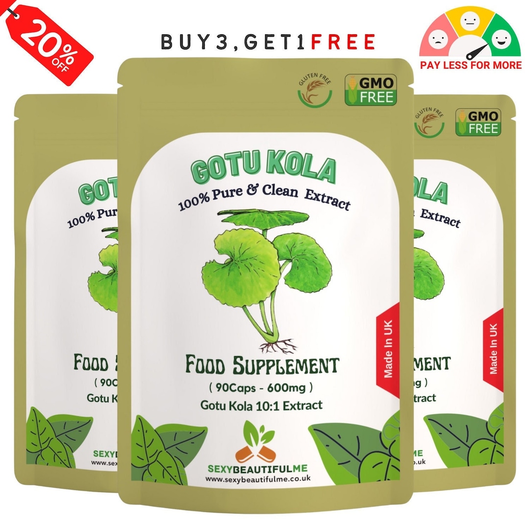 Gotu Kola Extract Capsules 6000mg-vegan, STRONG & EFFECTIVE - Etsy