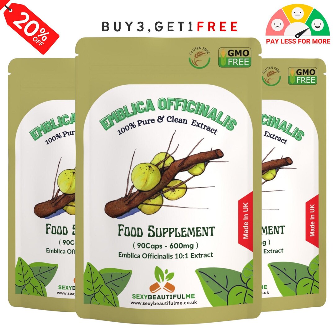 Emblica Officinalis 6000mg Capsules-organic Amla Phyllanthus-100 ...