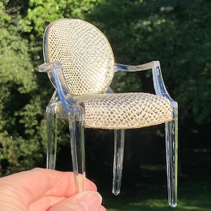 Gold Metallic Faux Lizard Skin Chair for 11 1/2” - 12” Fashion Dolls - Etsy