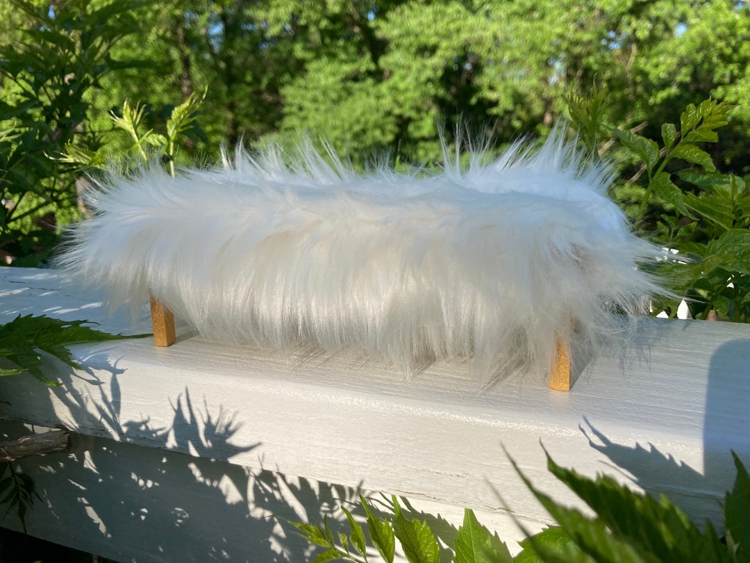 Ivory 1:6 Scale Furry Bench With Extra Long Fur for 11” -12” Dolls - Etsy