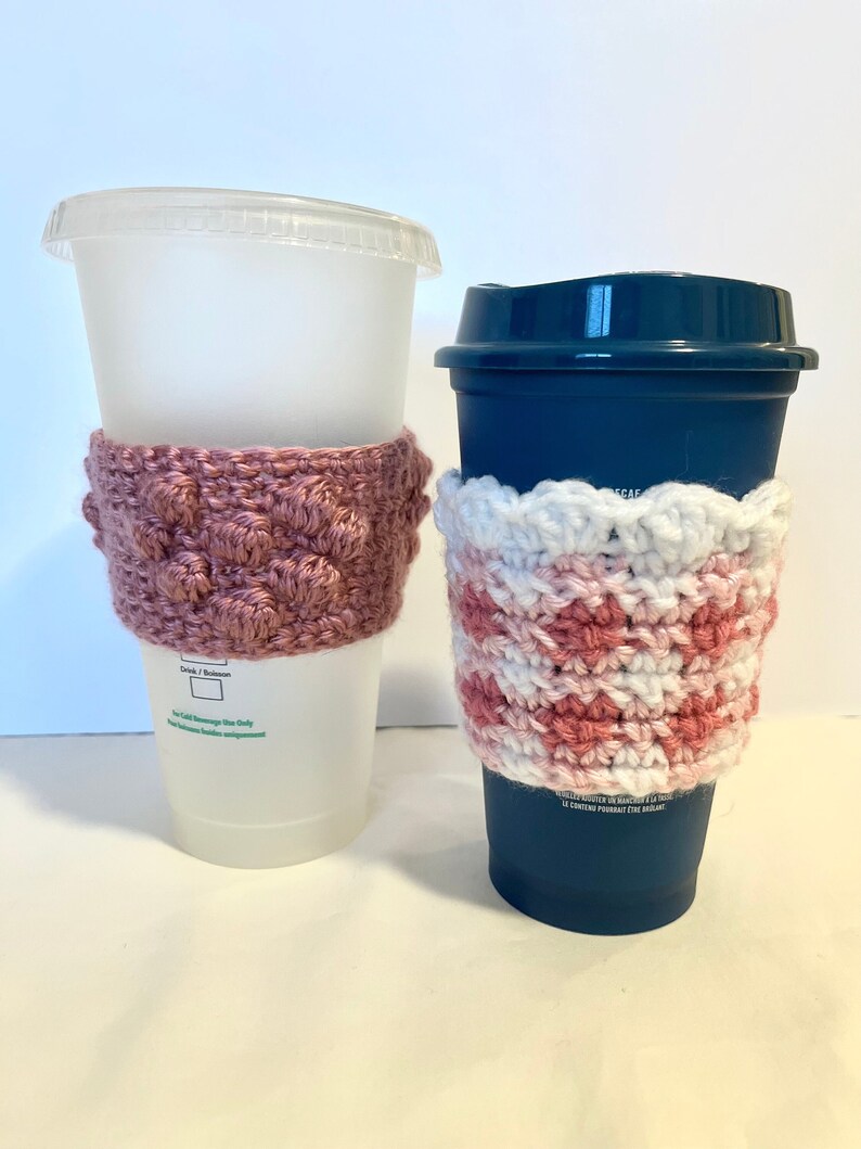 Lydia Coffee Sleeves Crochet Pattern | Valentines Crochet Pattern | 2 ...