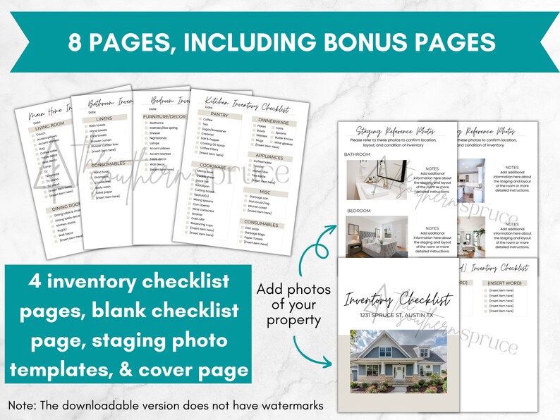Airbnb Inventory Checklist Template, Editable Airbnb Essential Items ...