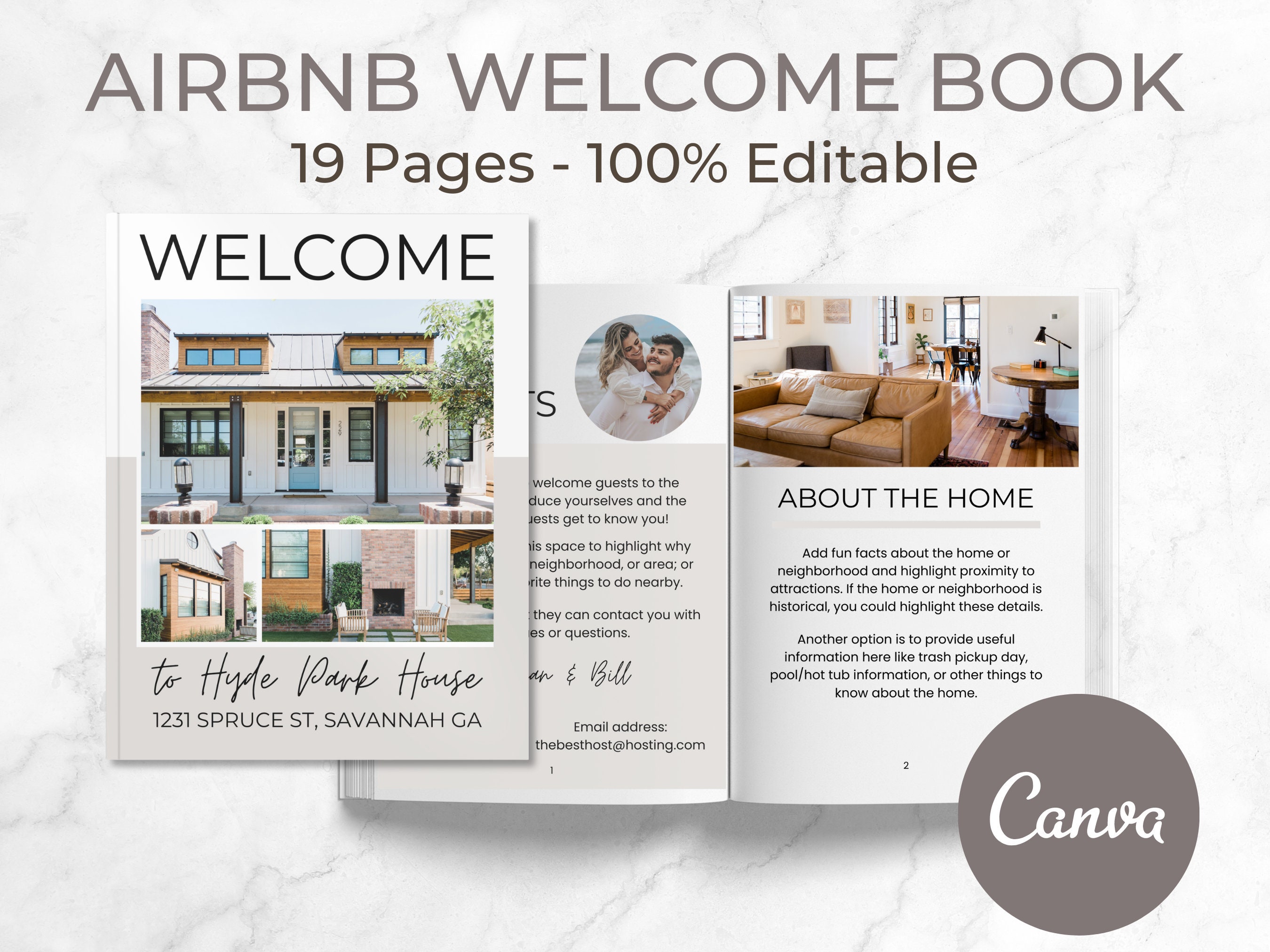 Airbnb Welcome Book Template Airbnb Guest Printable Book - Etsy