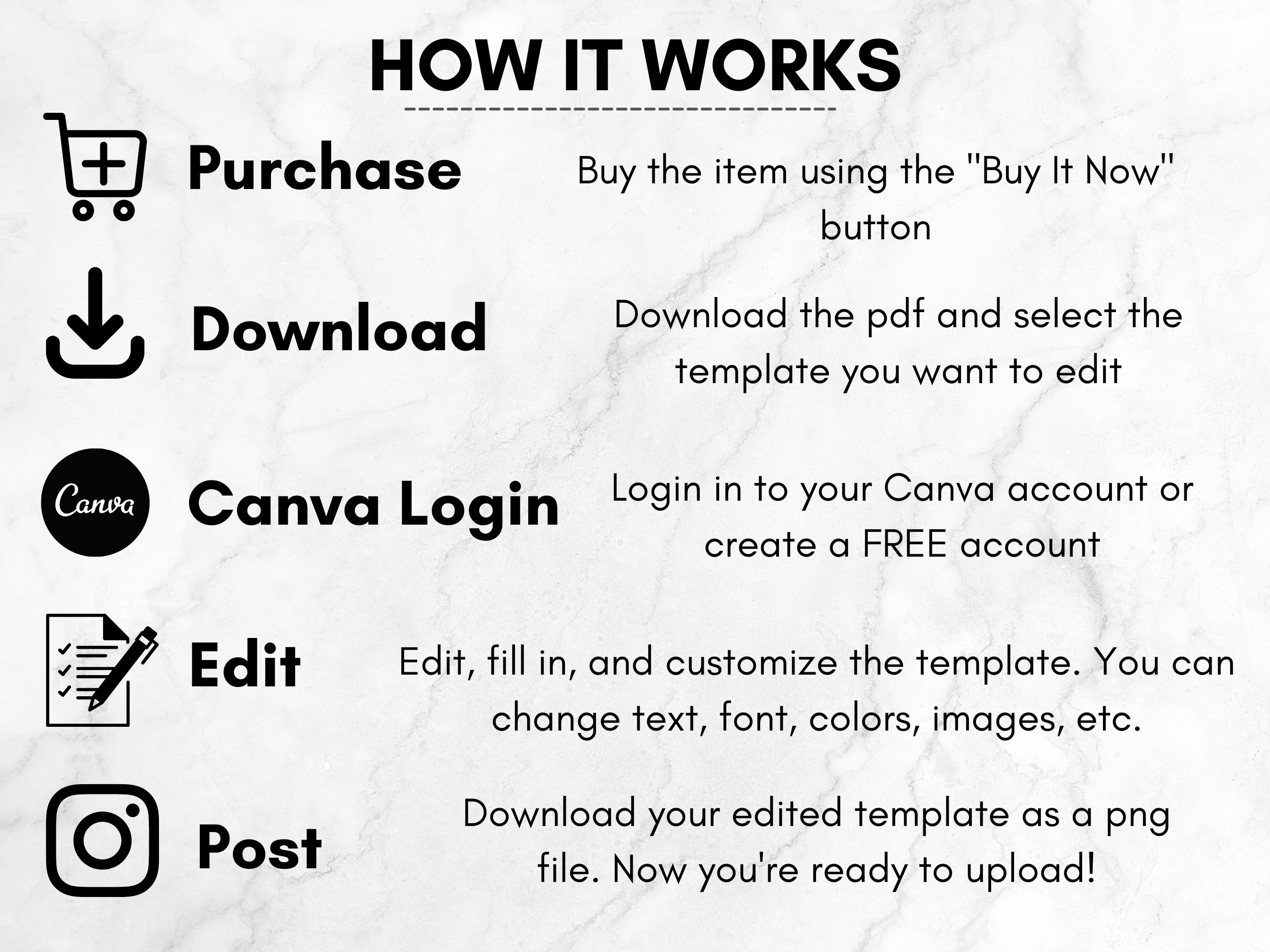 Etsy Shop Banner Etsy Shop Kit Etsy Branding Kit Editable Etsy