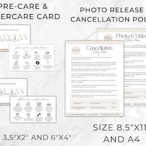 Editable Spray Tan Forms, Spray Tanning Business, Client Intake and ...
