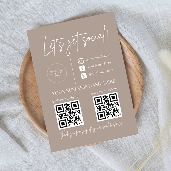 Lets Get Social Sign - Etsy