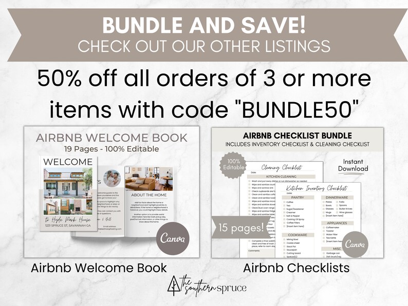 Airbnb Sign Bundle Editable Airbnb Signs for Guests Airbnb - Etsy