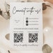 Connect With Us Social Media Sign, Editable QR Code Sign, Small ...