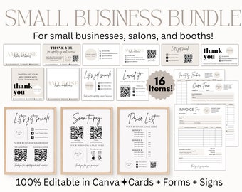 Small Business Bundle Order Form Template Price List - Etsy
