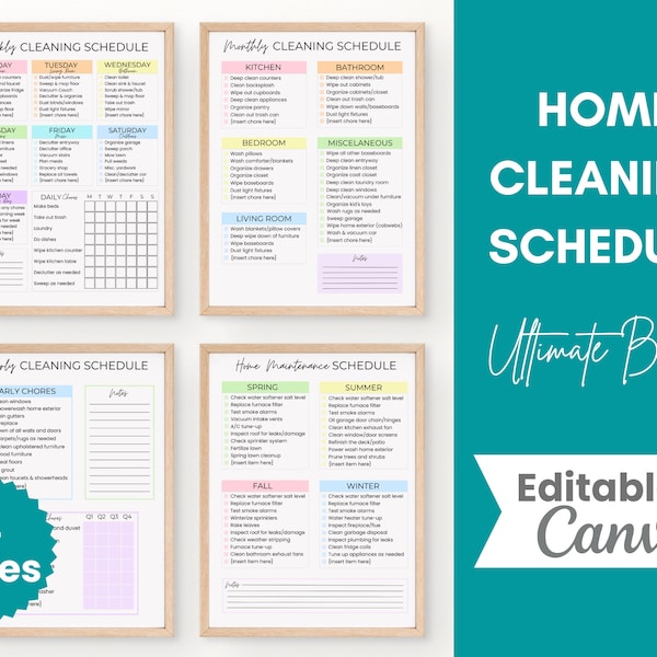 Cleaning Adhd Plan - Etsy
