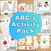 Alphabet Activity Pack for Preschoolers - Etsy
