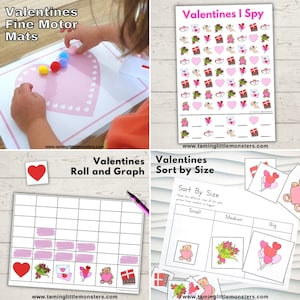 Valentines Day Activity Pack - Etsy