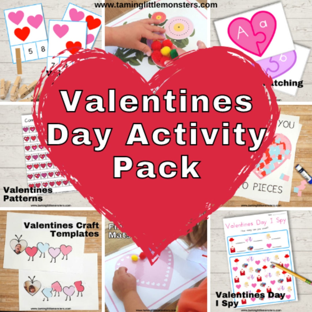 Valentines Day Activity Pack - Etsy
