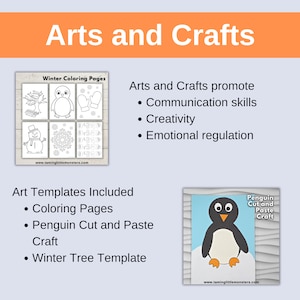 Winter Activity Pack | Printable Bundle for Preschool and Kindergarten ...