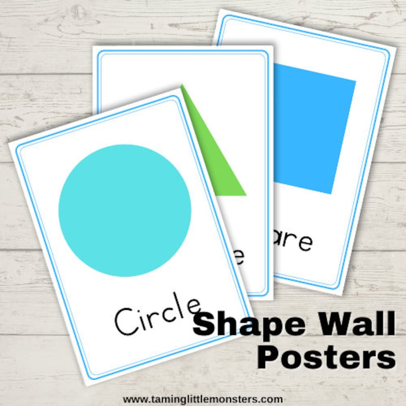 Shapes Activity Pack for Kids - Printable Bundle for Toddlers ...