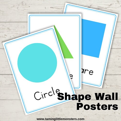 Shapes Activity Pack for Kids - Printable Bundle for Toddlers ...