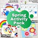 Spring Activity Pack, Printable Activities for Preschool and ...