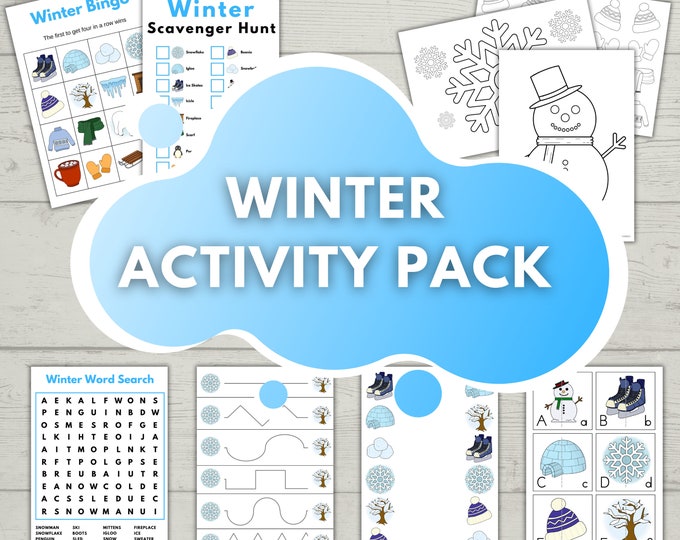 Shapes Activity Pack for Kids - Printable Bundle for Toddlers ...