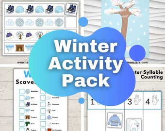 Winter Activity Pack - Etsy