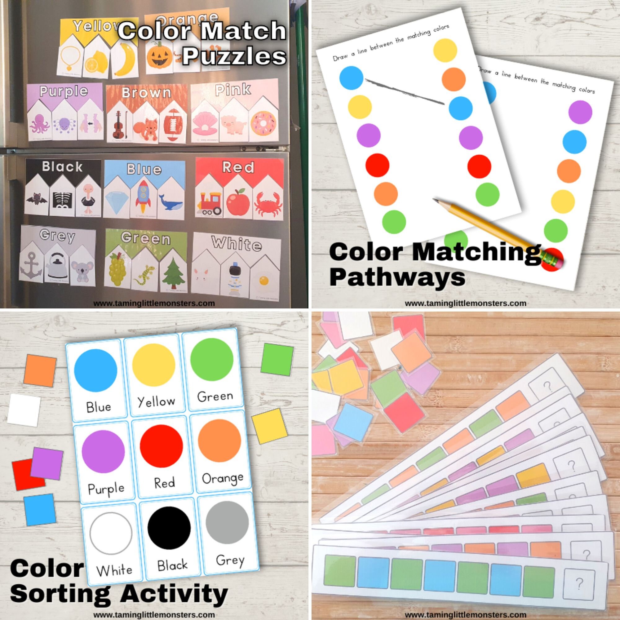 Colors Activity Pack for Kids - Etsy