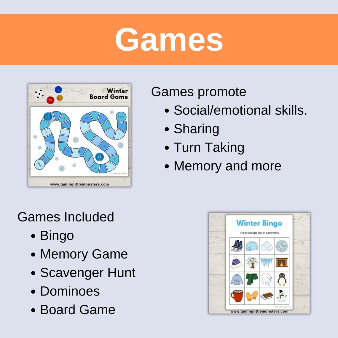 Winter Activity Pack | Printable Bundle for Preschool and Kindergarten ...