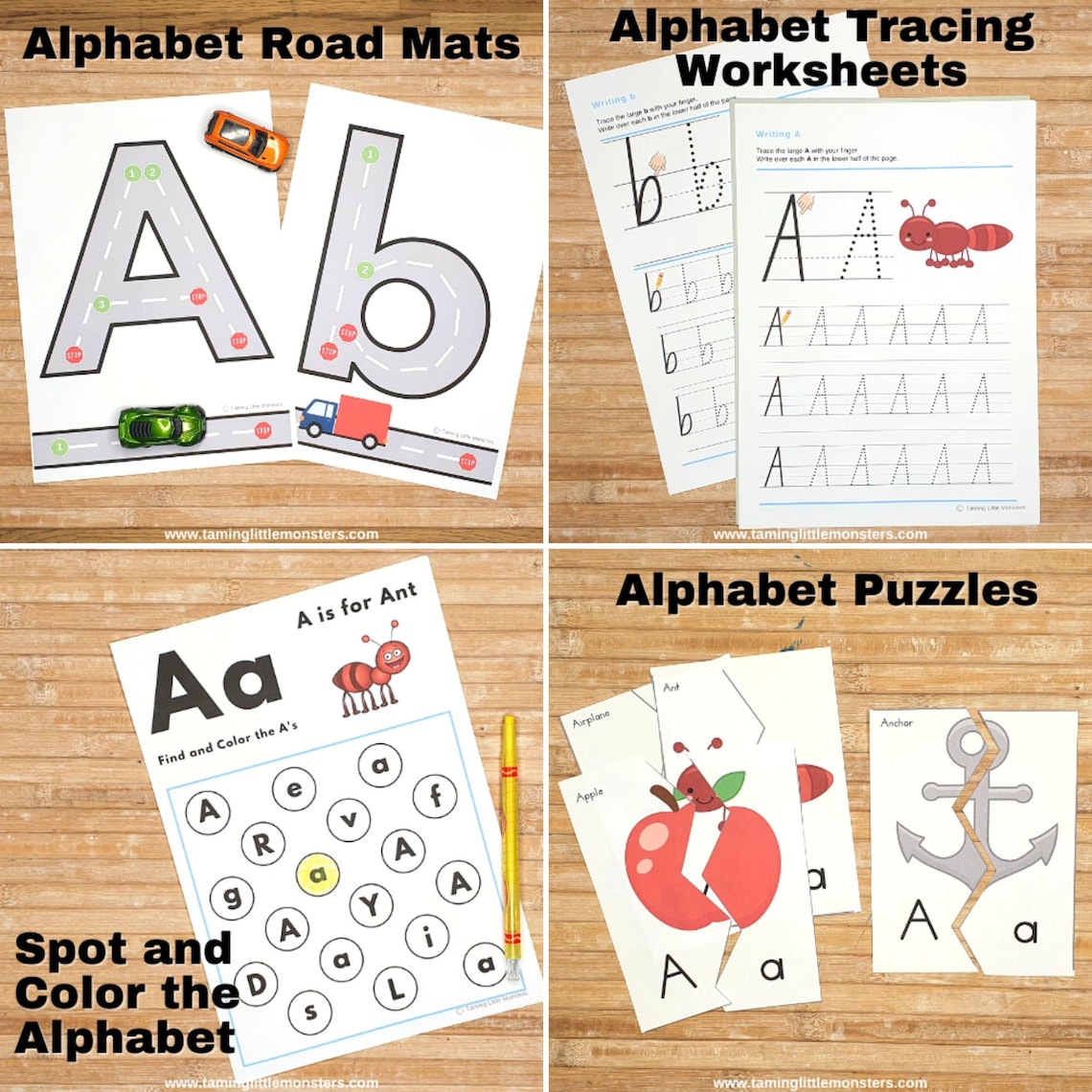 Alphabet Activity Pack for Preschoolers - Etsy