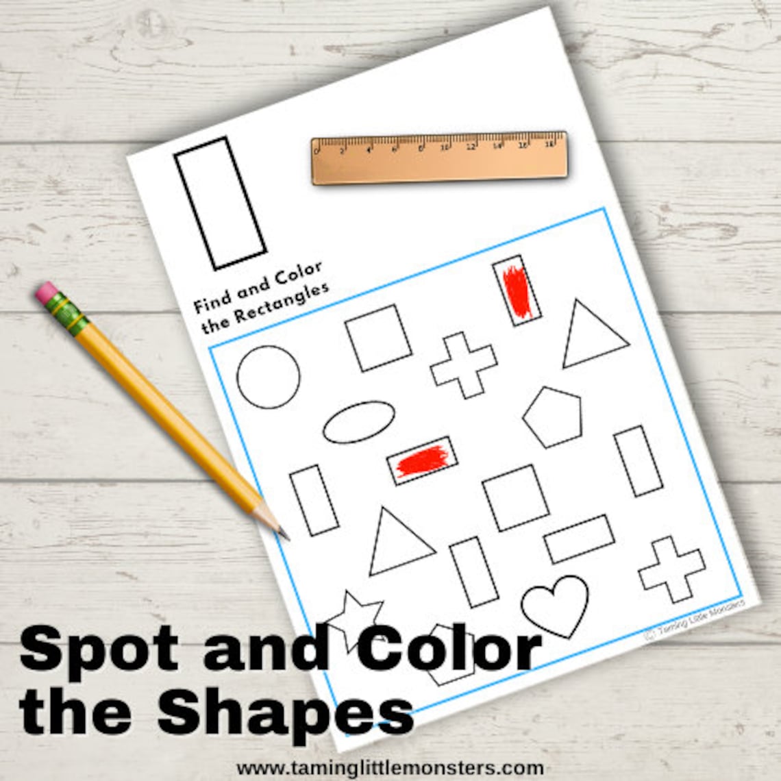 Shapes Activity Pack for Kids - Printable Bundle for Toddlers ...