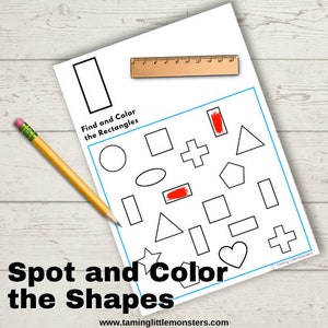 Shapes Activity Pack for Kids - Printable Bundle for Toddlers ...