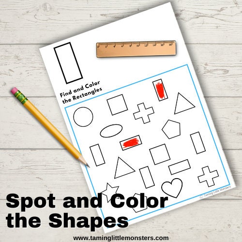 Shapes Activity Pack for Kids - Printable Bundle for Toddlers ...