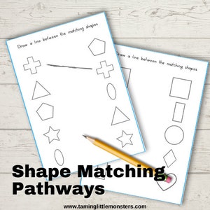 Shapes Activity Pack for Kids - Printable Bundle for Toddlers ...