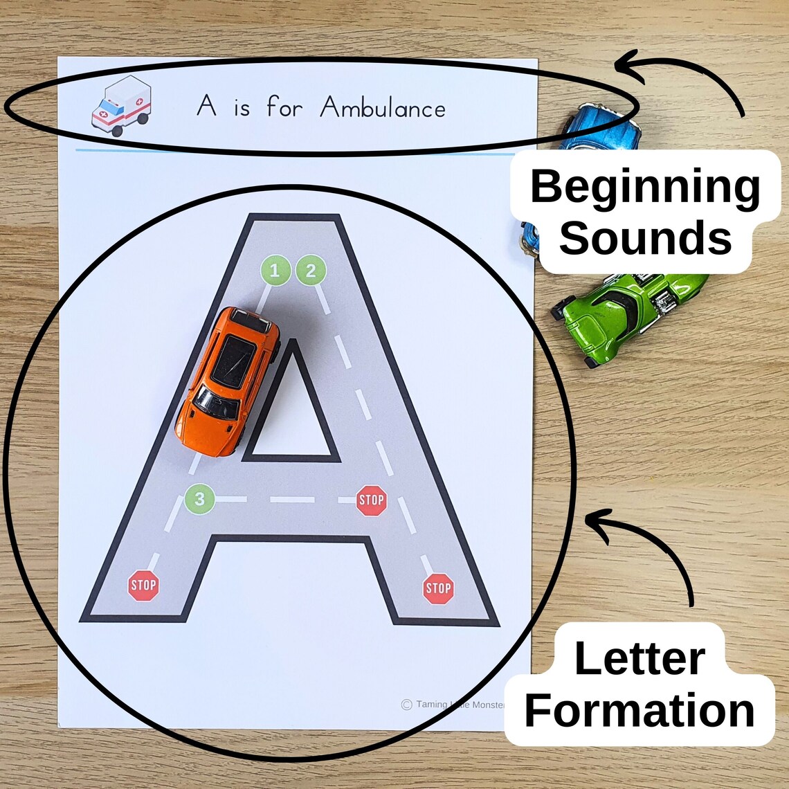 Alphabet and Number Road Mats for Preschool and Kindergarten - Etsy