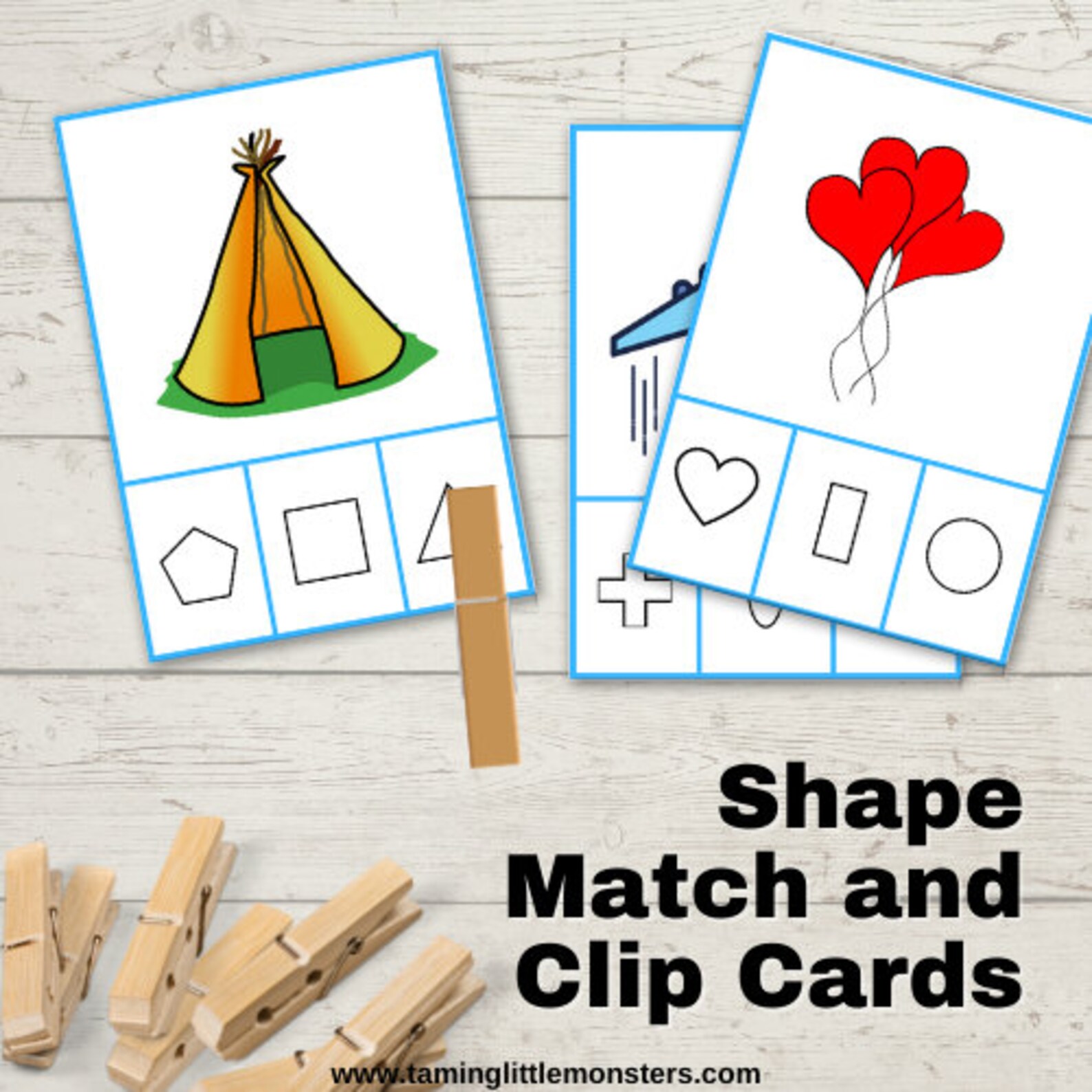 Shapes Activity Pack for Kids - Printable Bundle for Toddlers ...