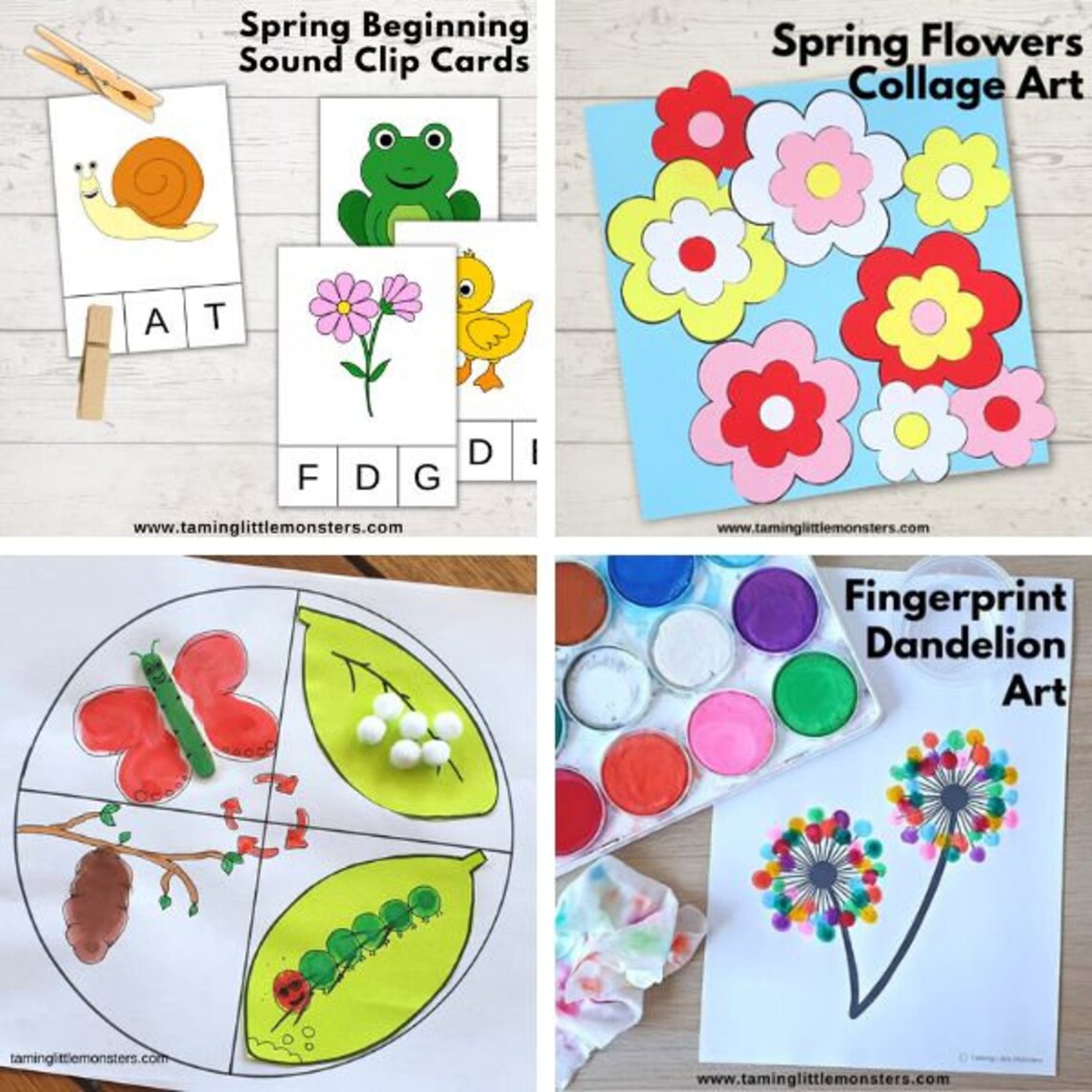 Spring Activity Pack, Printable Activities for Preschool and ...