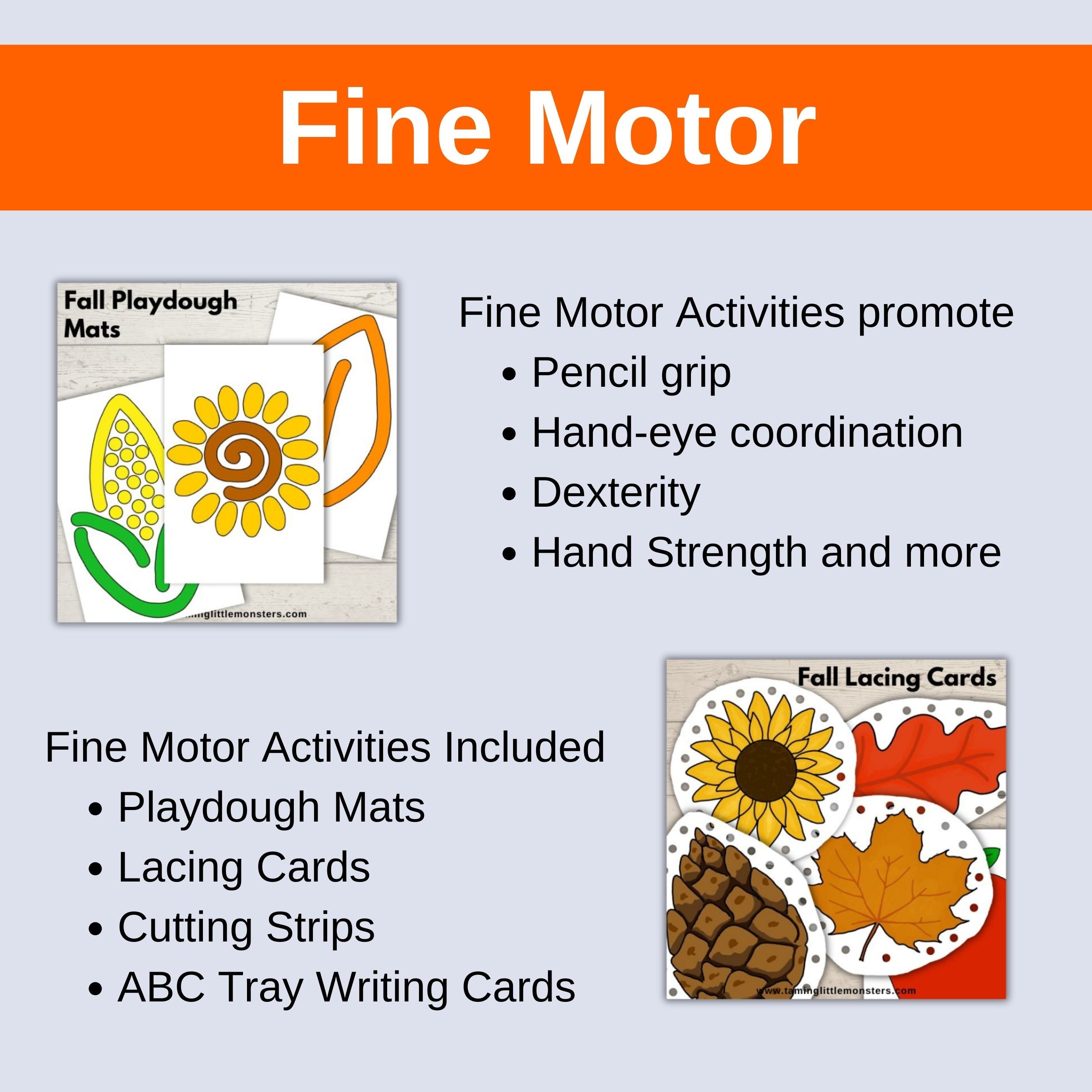 Fall Activity Pack for Preschool and Kindergarten - Etsy