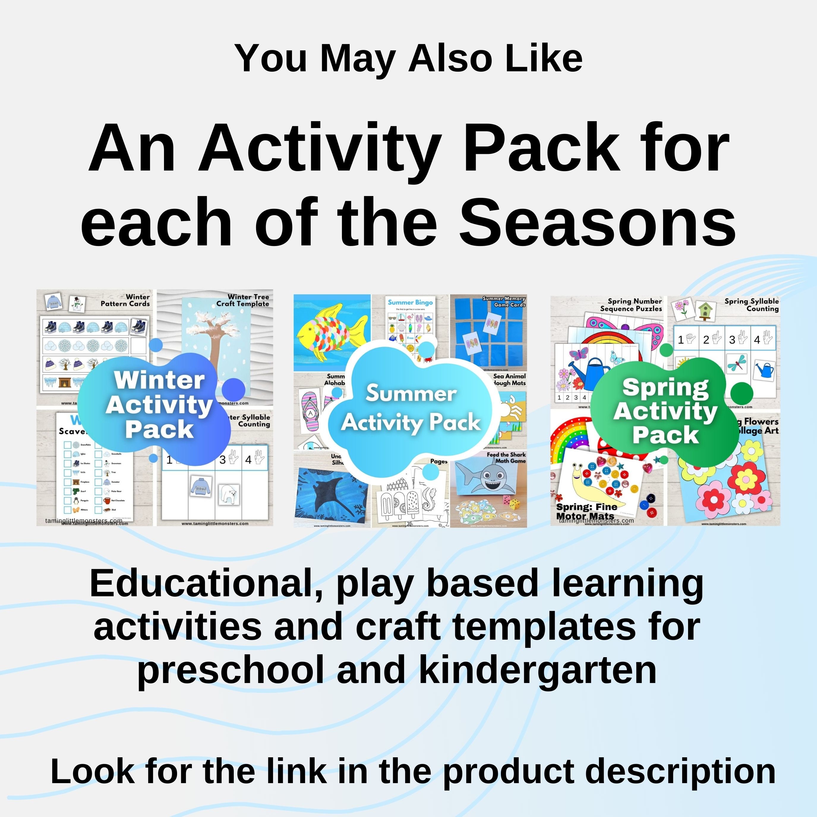 Fall Activity Pack for Preschool and Kindergarten - Etsy