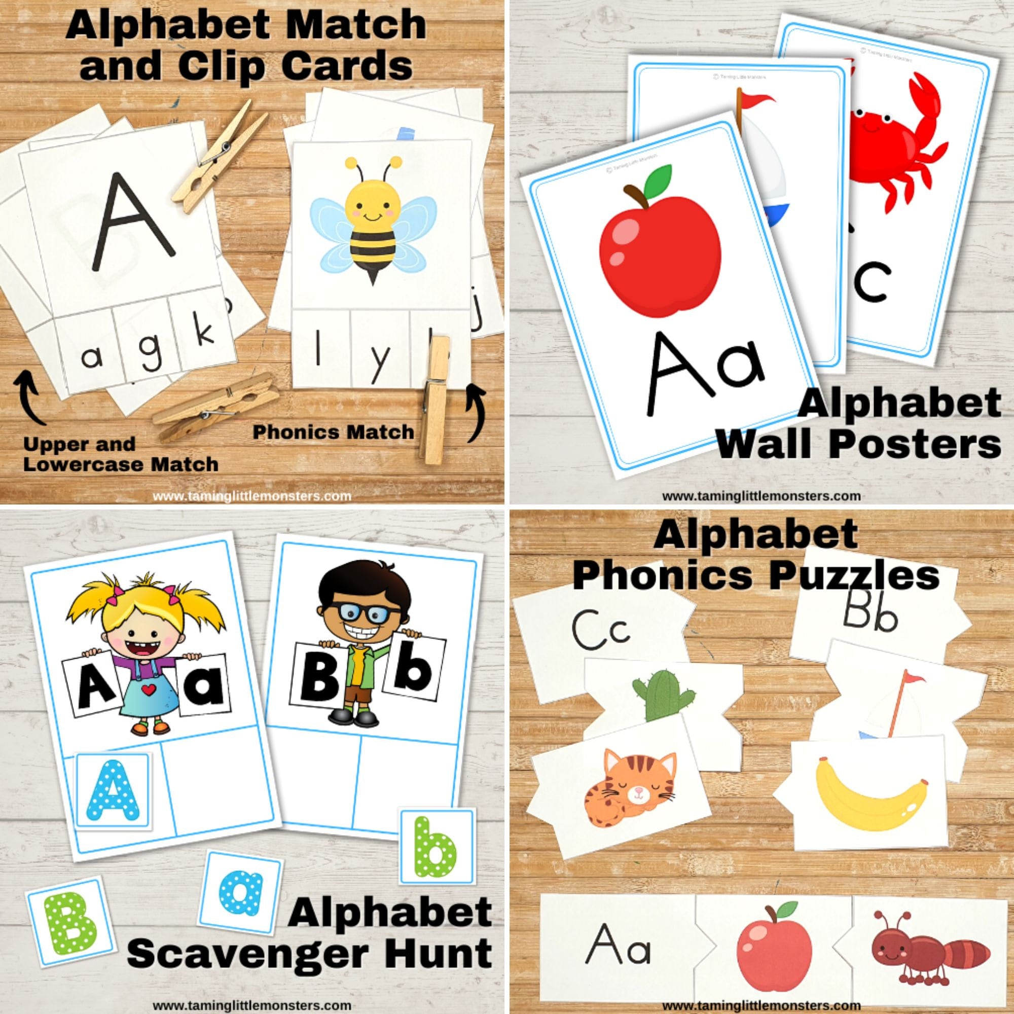 Alphabet Activity Pack for Preschoolers - Etsy