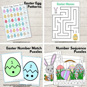 Easter Activity Pack for Preschool and Kindergarten - Etsy