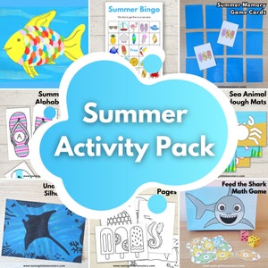 Summer Activity Pack for Preschool and Kindergarten - Etsy