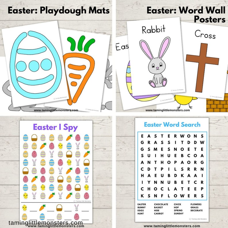 Easter Activity Pack for Preschool and Kindergarten - Etsy